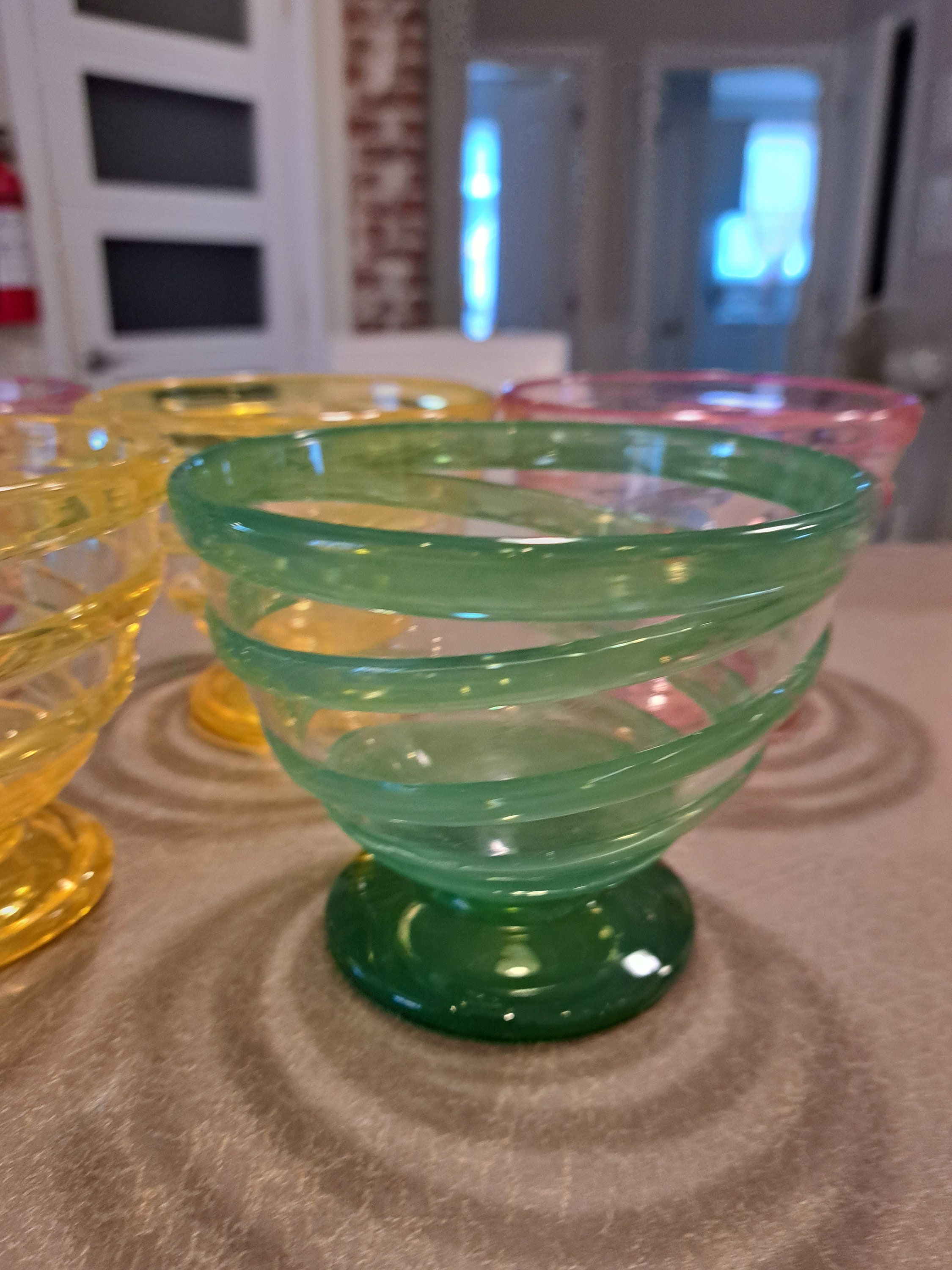 Set of 8 Large XXL Dessert Cups in Rigid Plastic, Excellent Condition ...