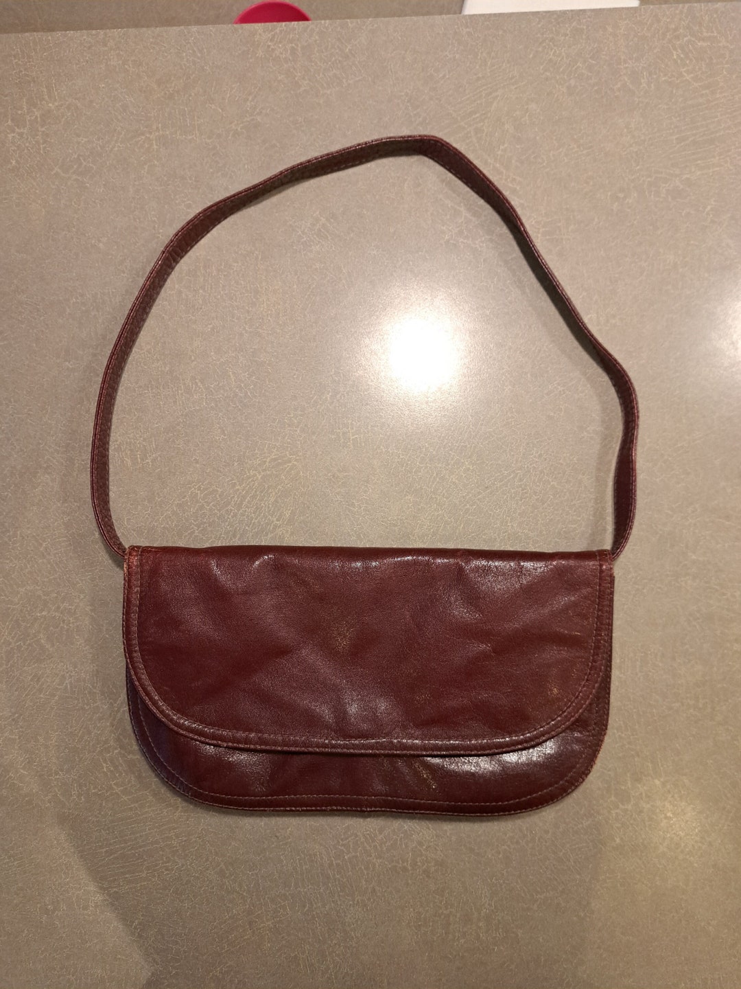 Vintage Bugatti Leather Bag Made in Uruguay - Etsy