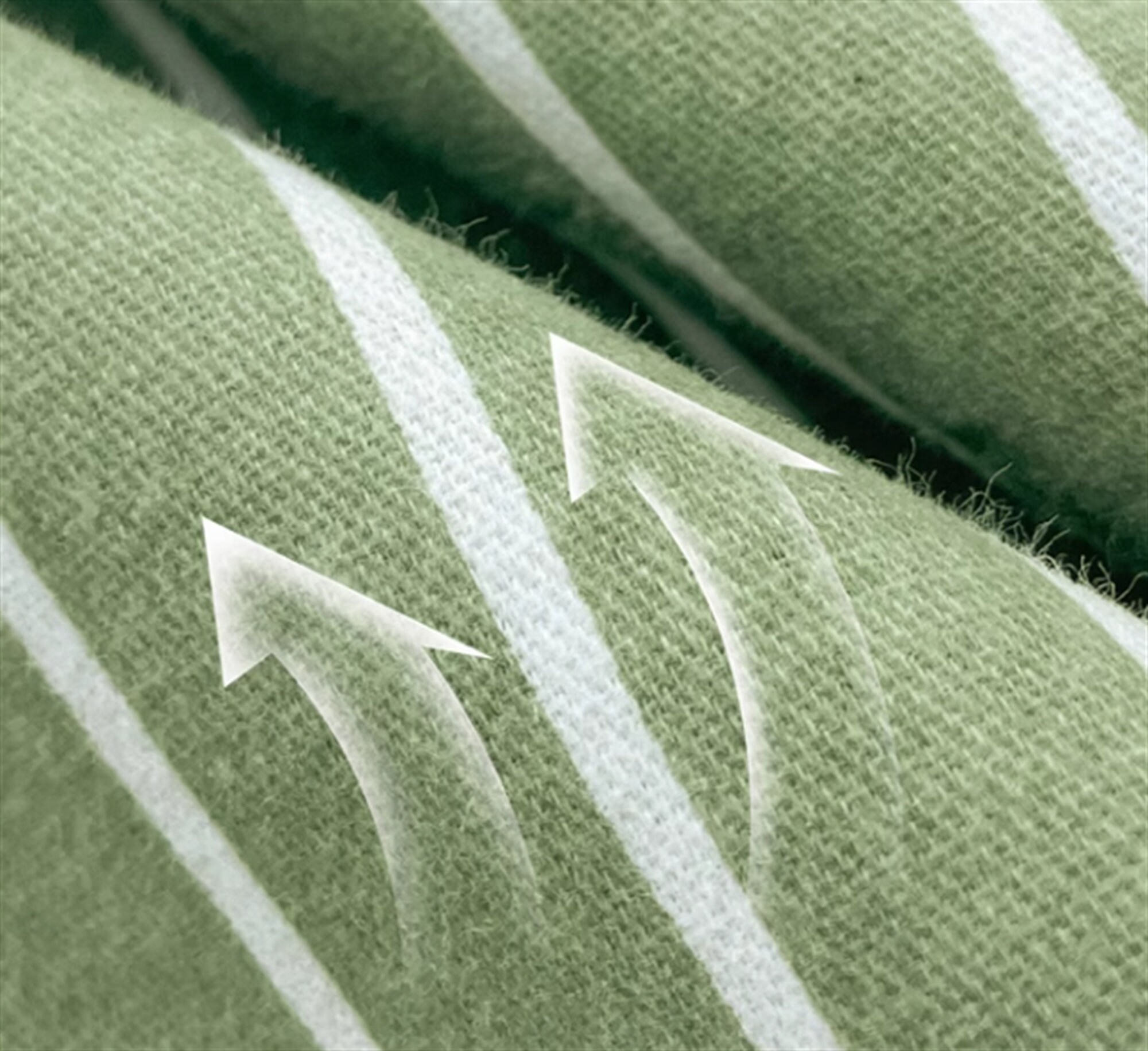 Green Striped Duvet Cover Cotton Thick Winter Duvet Cover Cotton ...