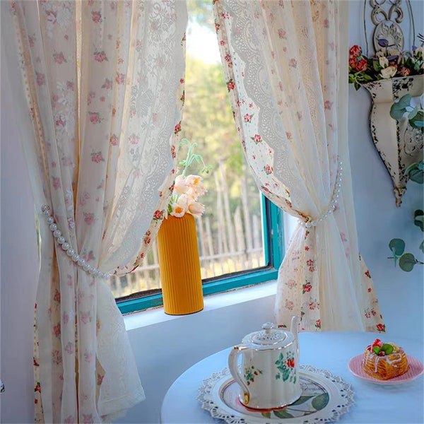 Shabby Chic Curtains - Etsy