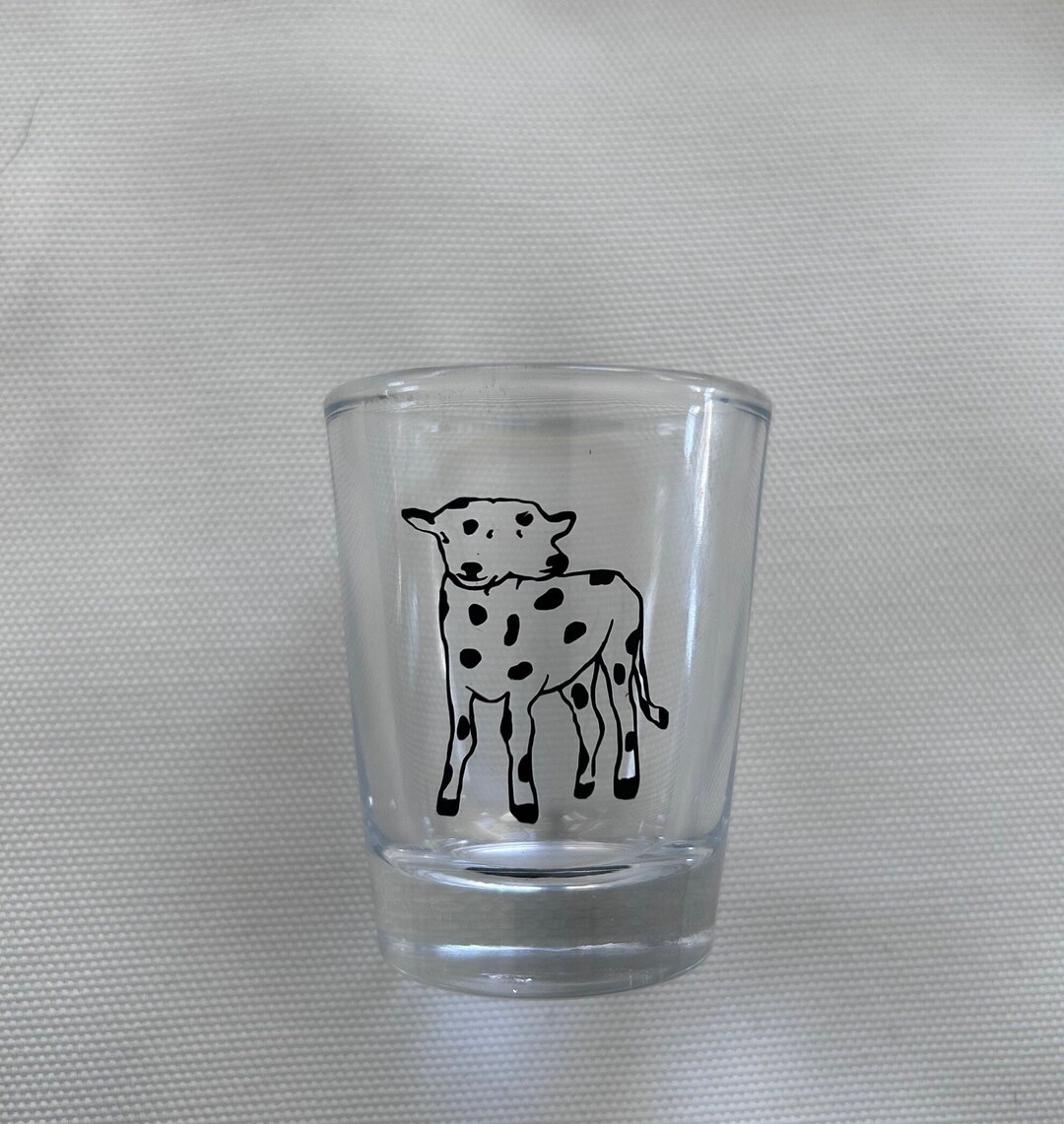 Two Headed Calf Shot Glass - Etsy