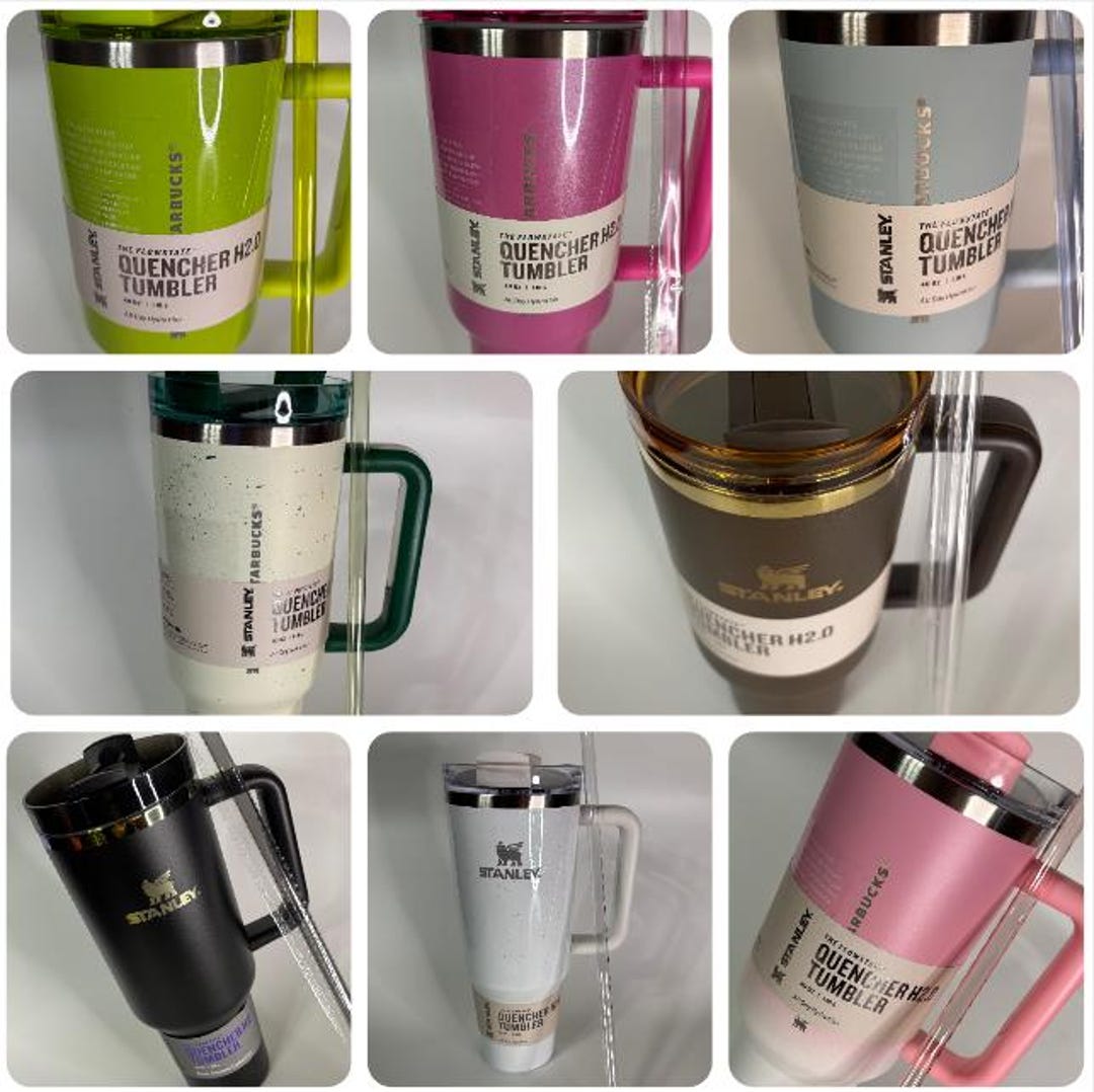 STANLEY STARBUCKS TARGET Exclusive 40 Oz Tumbler Quencher Flowstate Cup ...