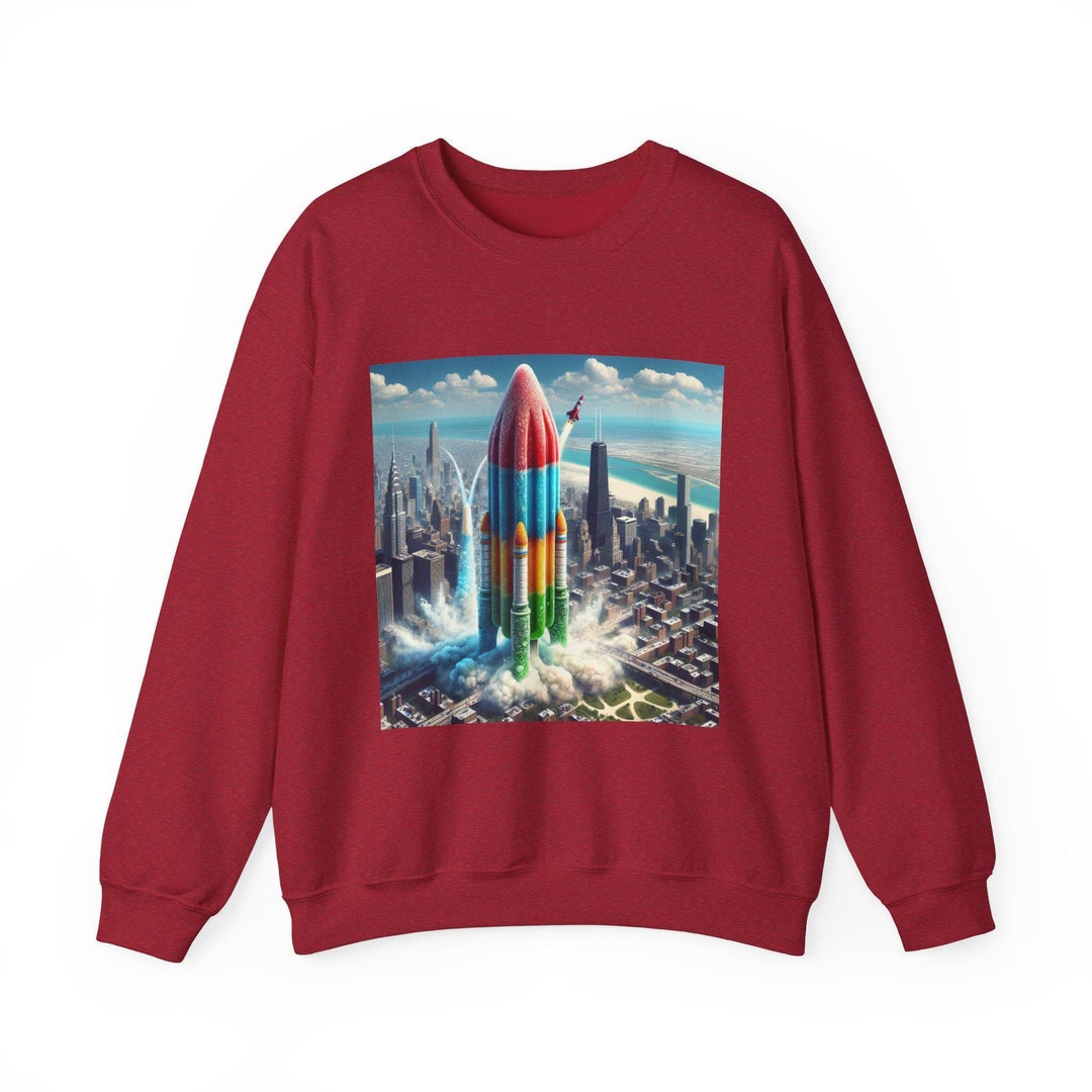 Bomb Pop Popsicle Rocket Science Fiction Sweatshirt, Unisex Crewneck ...