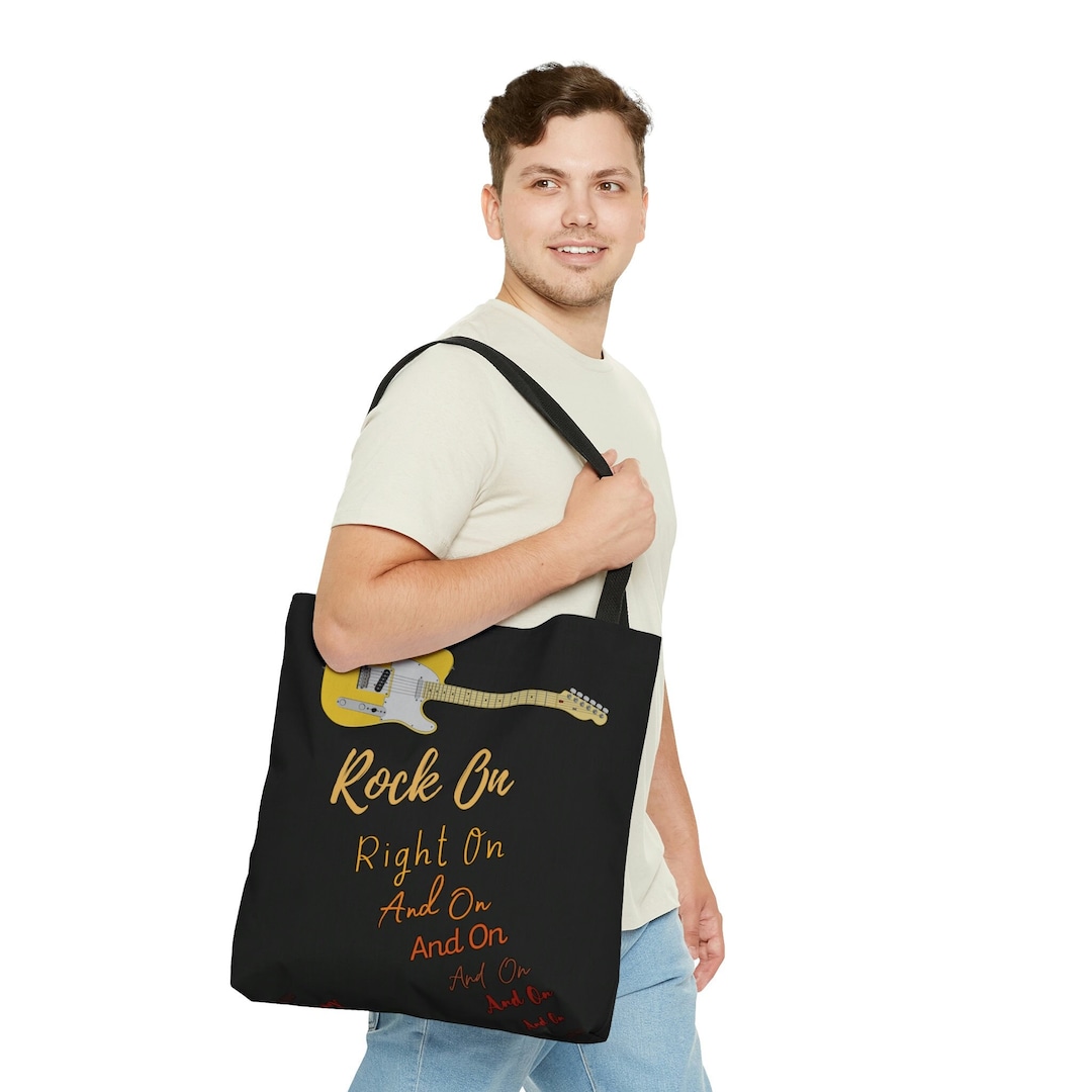Guitar Tote Bag: Musician Music Lover Gift - Etsy