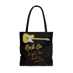 Guitar Tote Bag: Musician Music Lover Gift - Etsy