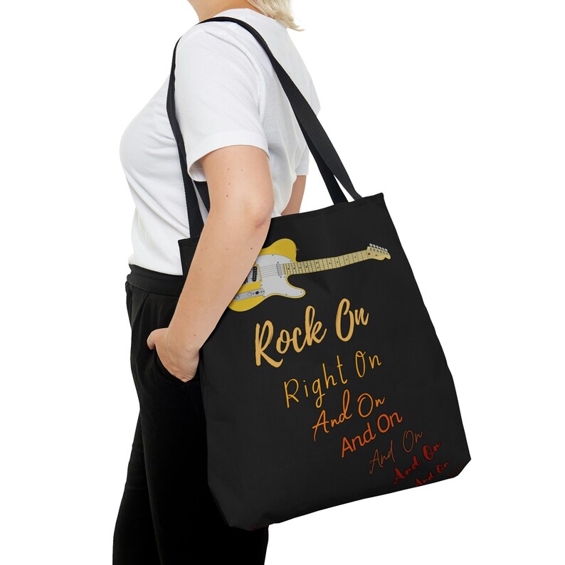 Guitar Tote Bag: Musician Music Lover Gift - Etsy