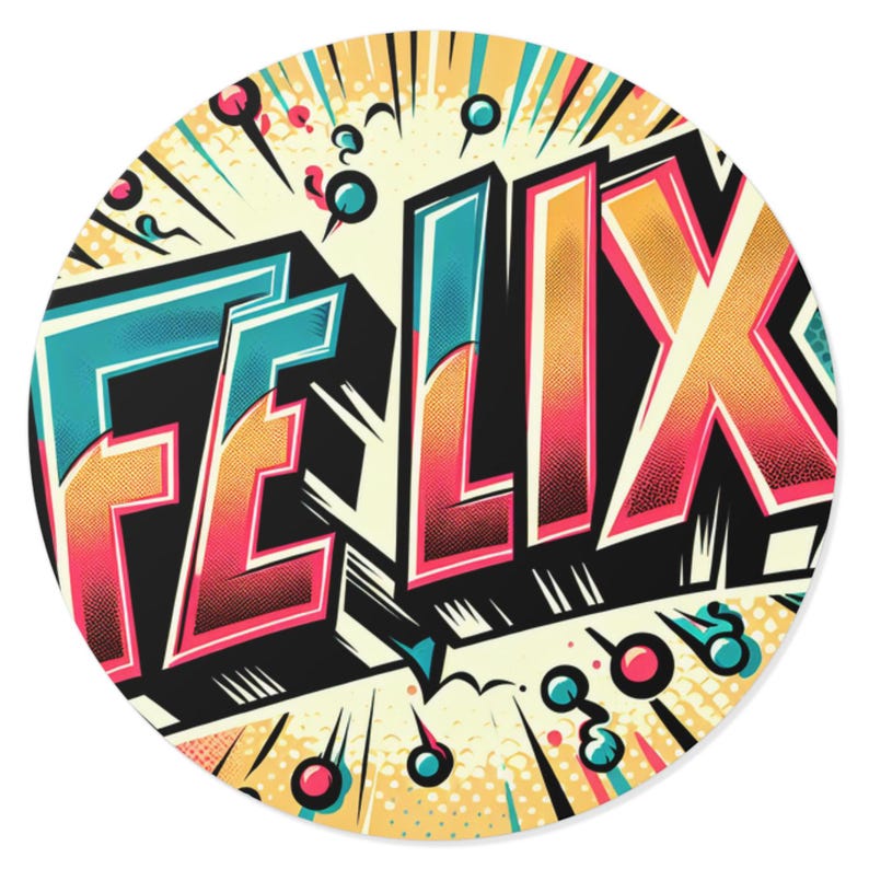 Property of Felix Identification Name Sticker, Water Bottle First ...