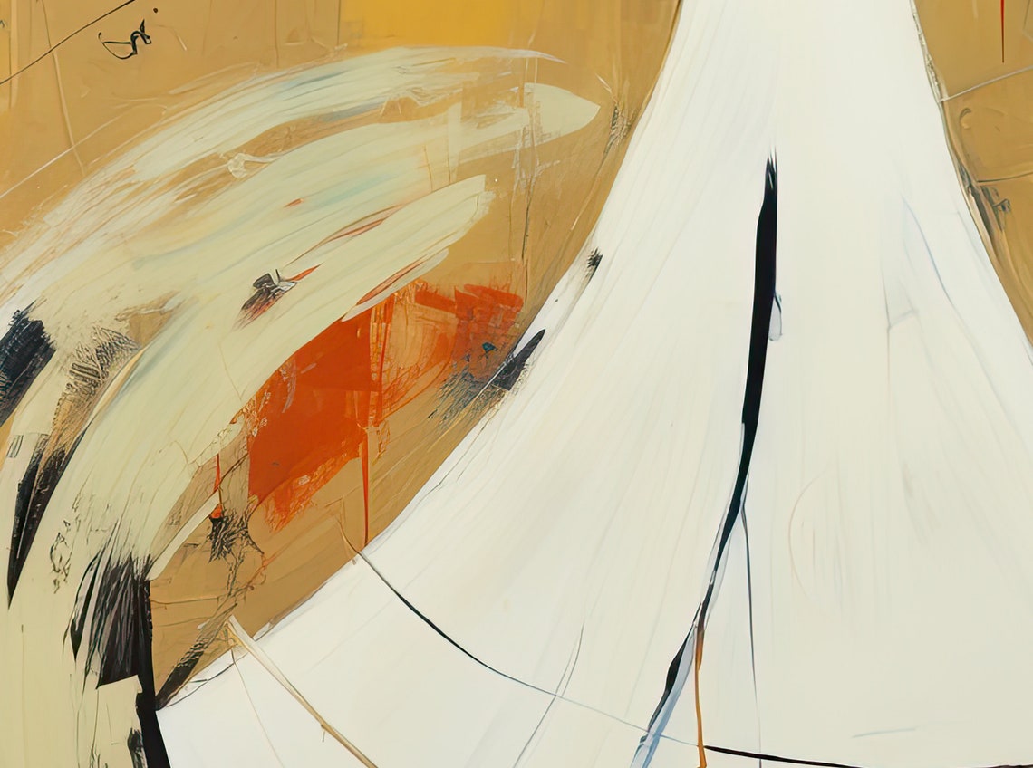 Minimalist Whirling Dervish Artwork Spiritual Dance and Movement in ...