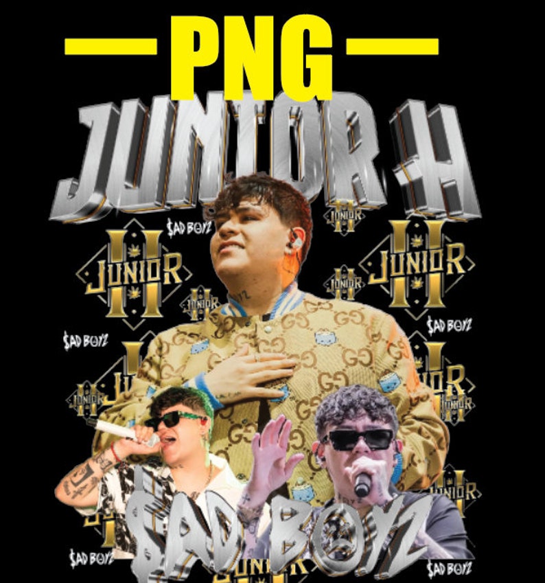 Junior H Sad Boyz Png Digital File, for Sublimation,dtg,dst, Png ...