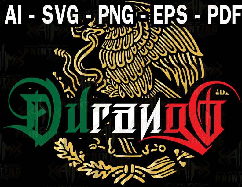 DURANGO Hecho En Mexico Made in Mexico Durango Orgullo De - Etsy