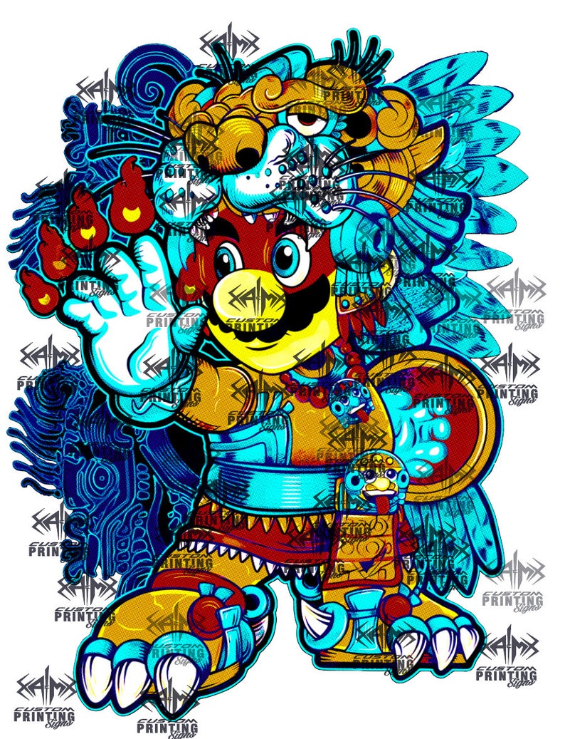 Mario Jaguar - Mexicana - Mexicano - Diseño Patrio Mexicano - PNG ...