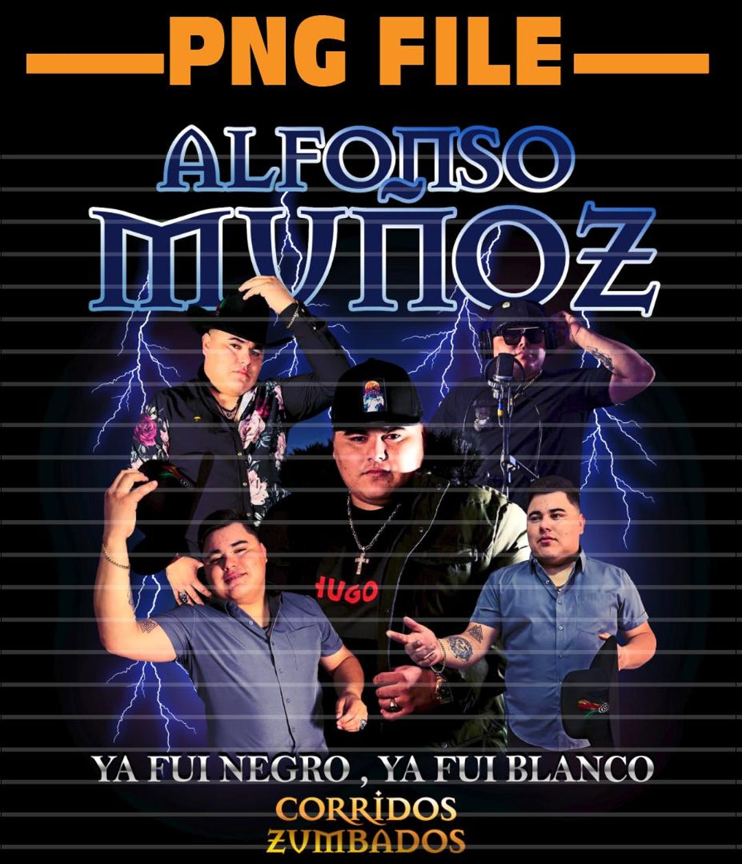 Alfonso Munoz Ya Fui Negro Ya Fui Blanco, Png Digital File, for ...