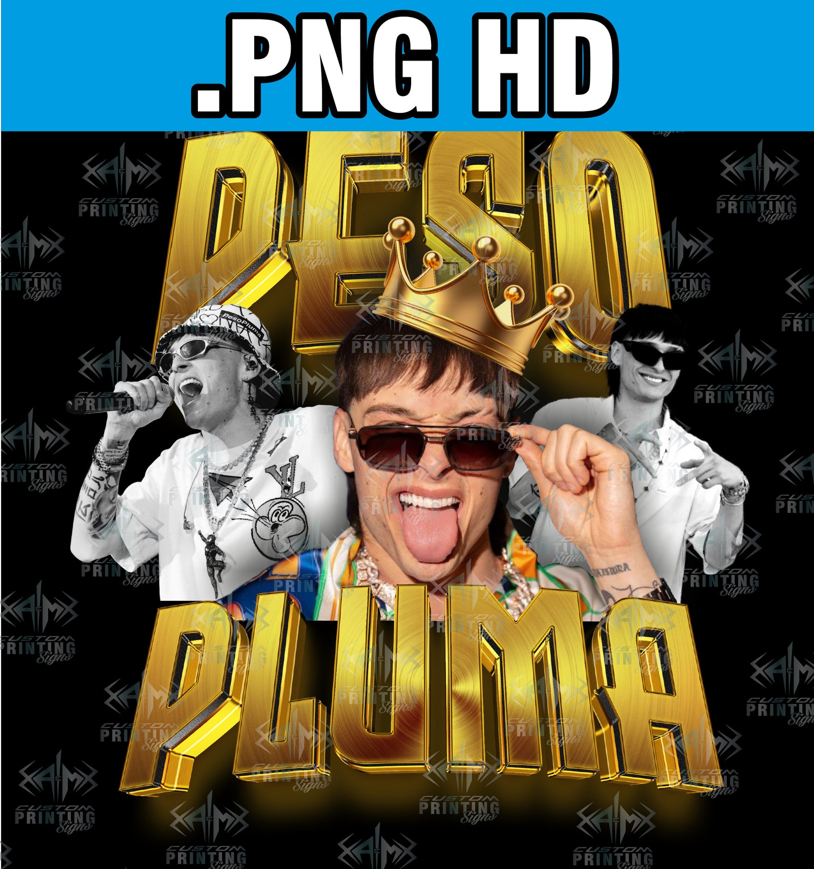 Peso Pluma Png Digital Download File Sublimation, Peso Pluma PNG, Peso ...