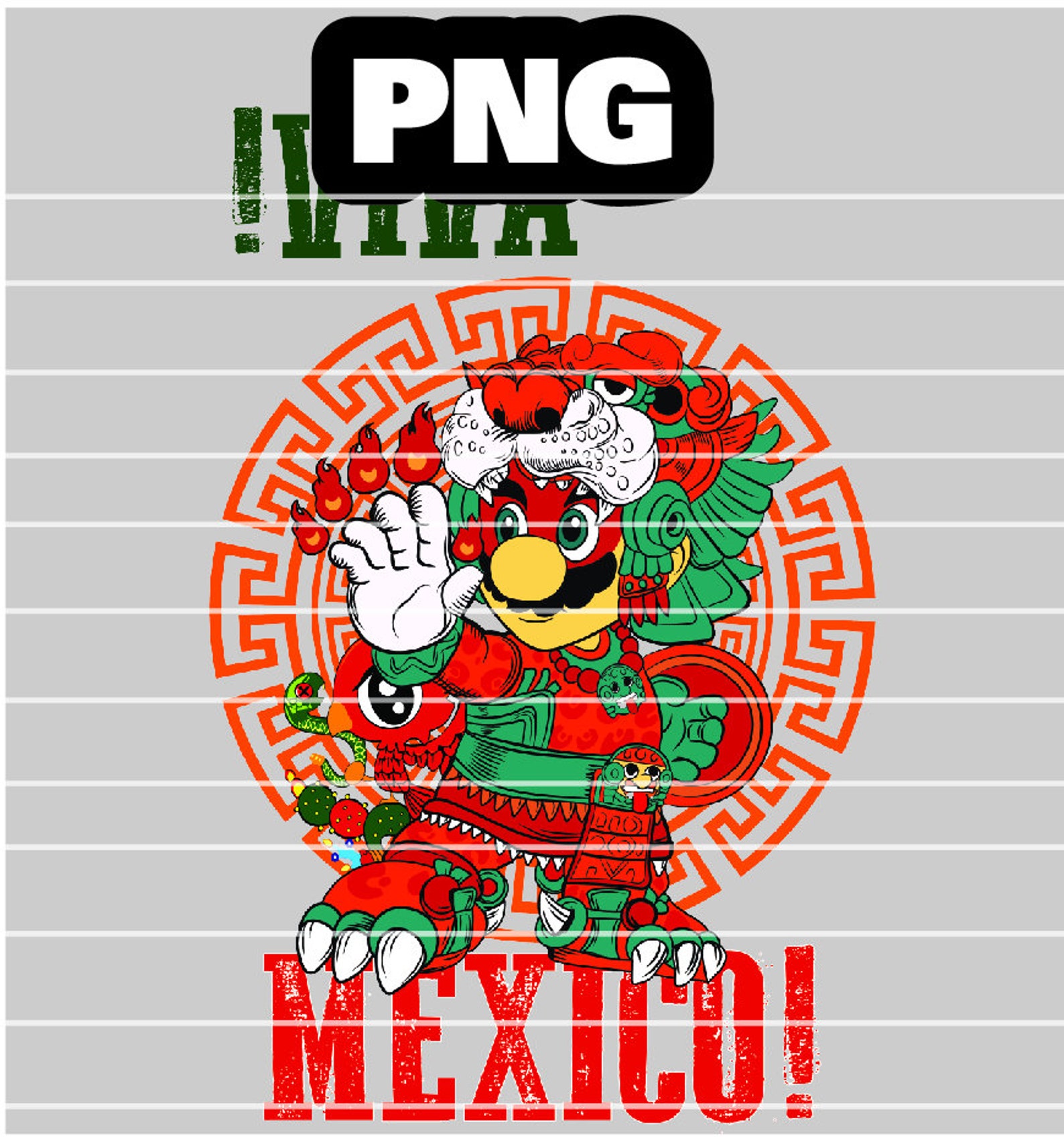 Mario Tshirt Design PNG, Plantilla Para Camisa, Viva Mexico- 16 ...