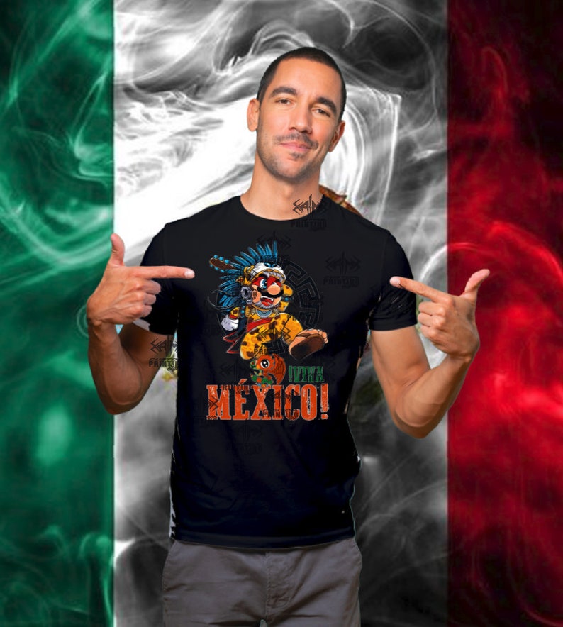 Mario Viva Mexico- 16 Septiembre - Mexicana - Mexicano - Diseño Patrio ...