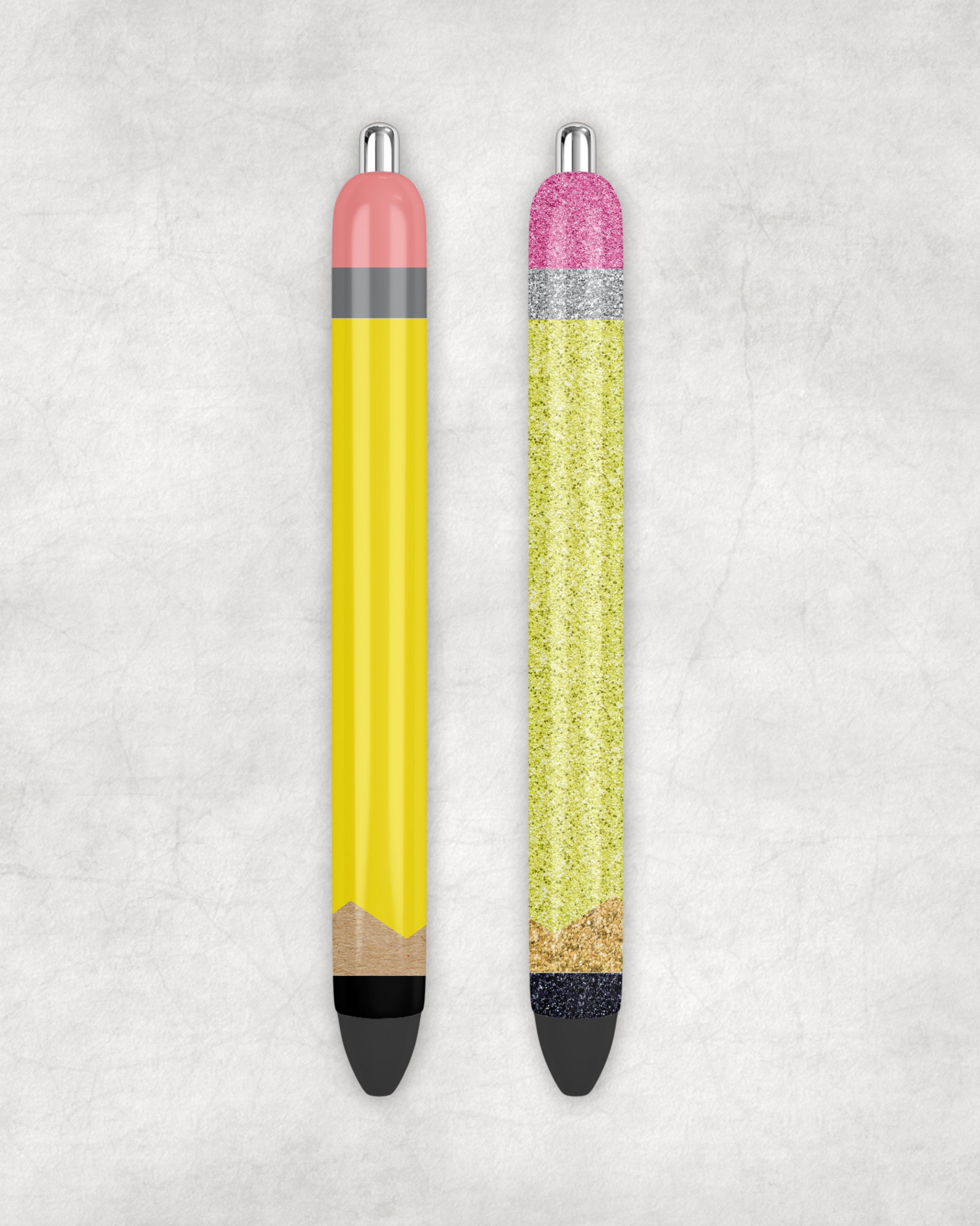 Pencil Pen Wrap, Glitter Pen Wraps, Pen Wrap, Epoxy Pen Wraps, Teacher ...
