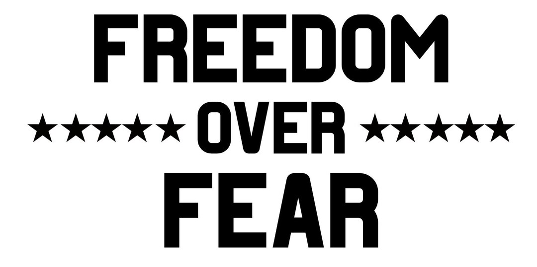 Freedom Over Fear Stars, INSTANT DIGITAL DOWNLOAD, Freedom, Patriot ...