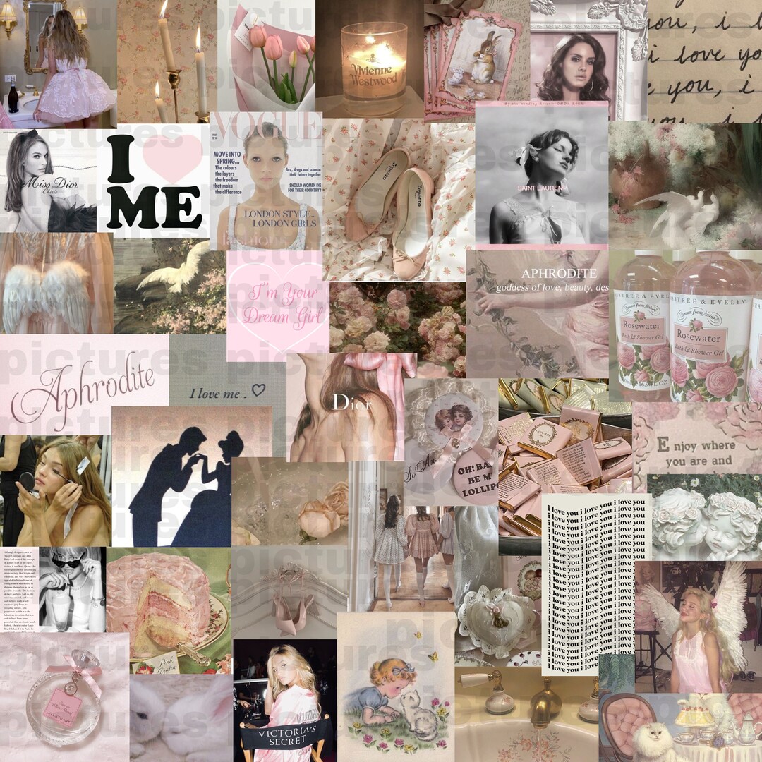 Aesthetic Coquette Photo Wall Collage Kit / Picture Wall Room Decor ...