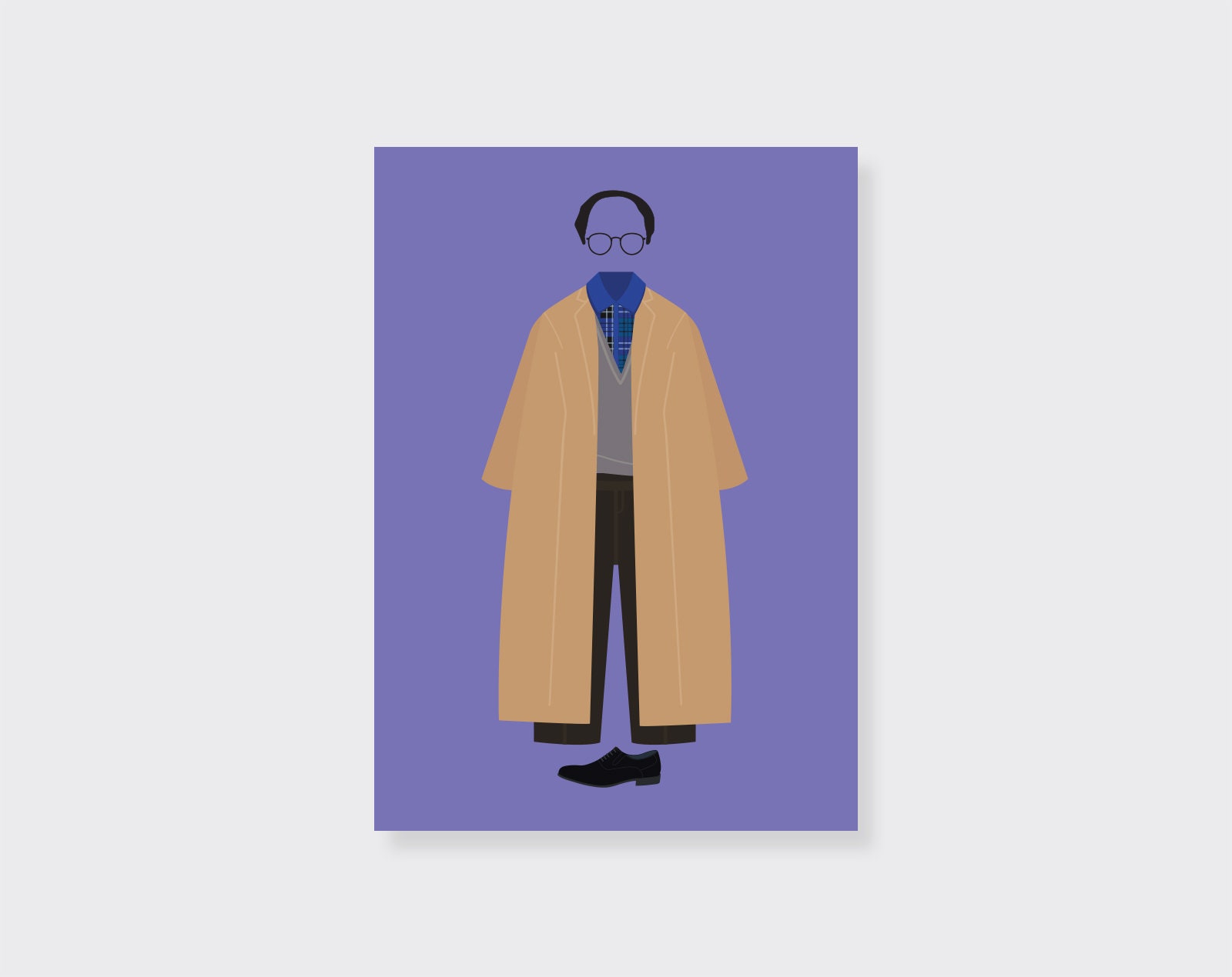 Seinfeld George Costanza Print Illustration Poster Digital Download A5 ...