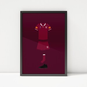 Cameron Munster QLD Maroons Rugby League NRL Illustration Poster ...