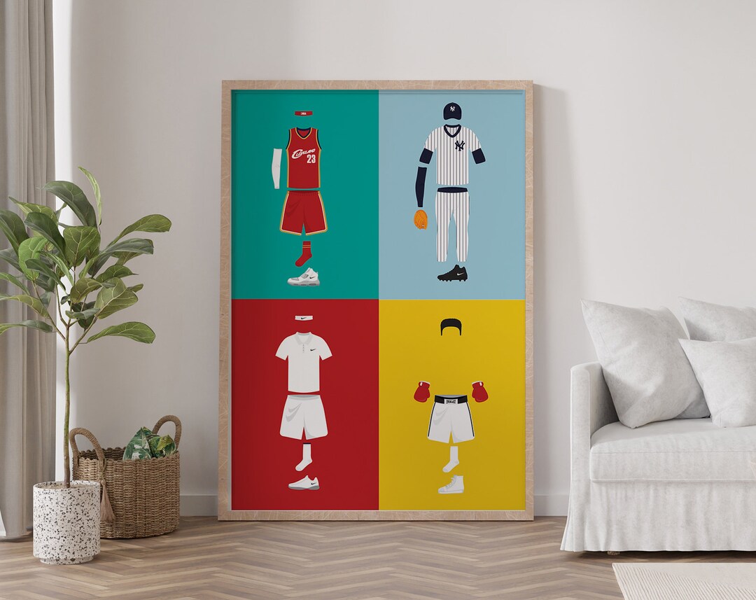 GOAT Sport Illustration Poster | Digital Download | A5/A4/A3/A2/A1 Wall ...