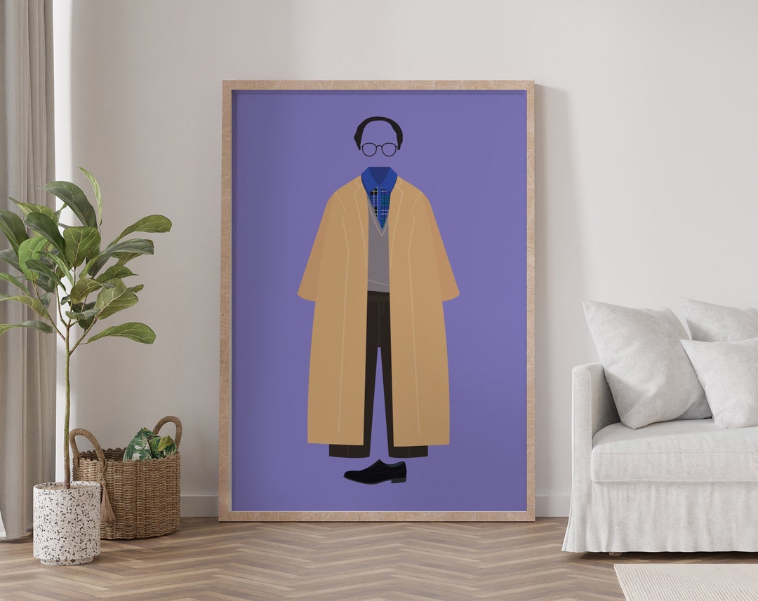 Seinfeld George Costanza Print Illustration Poster Digital Download A5 ...