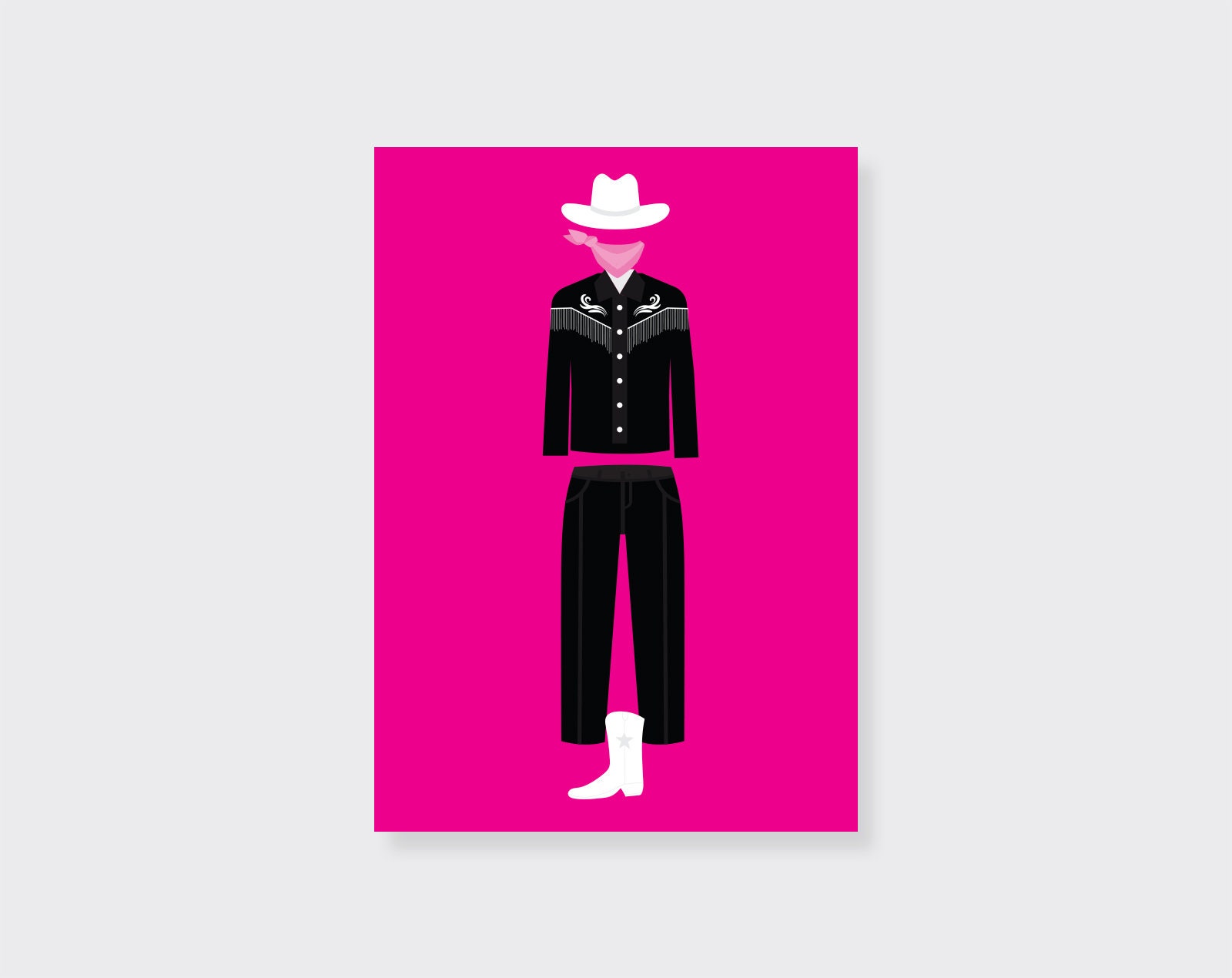 Ken Barbie Movie Illustration Poster | Digital Download | A5/A4/A3/A2 ...