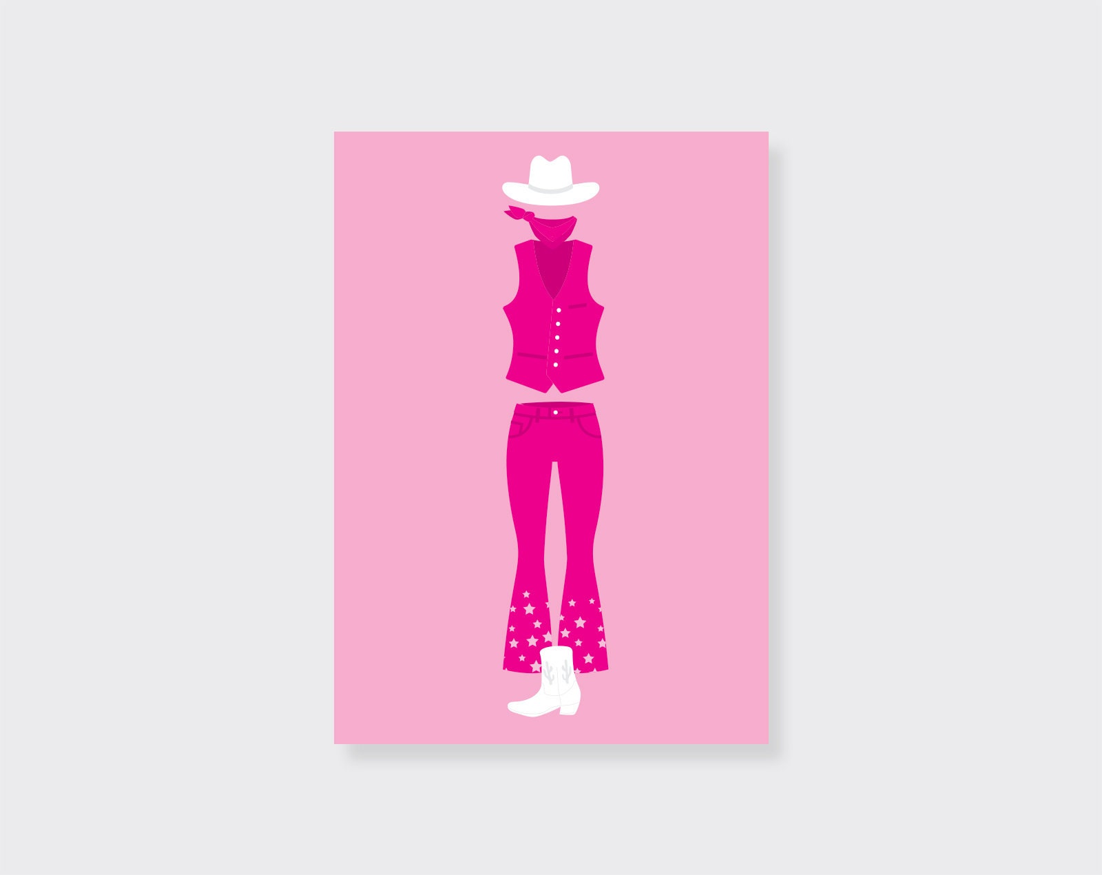 Barbie Movie Illustration Poster | Digital Download | A5/A4/A3/A2/A1 ...