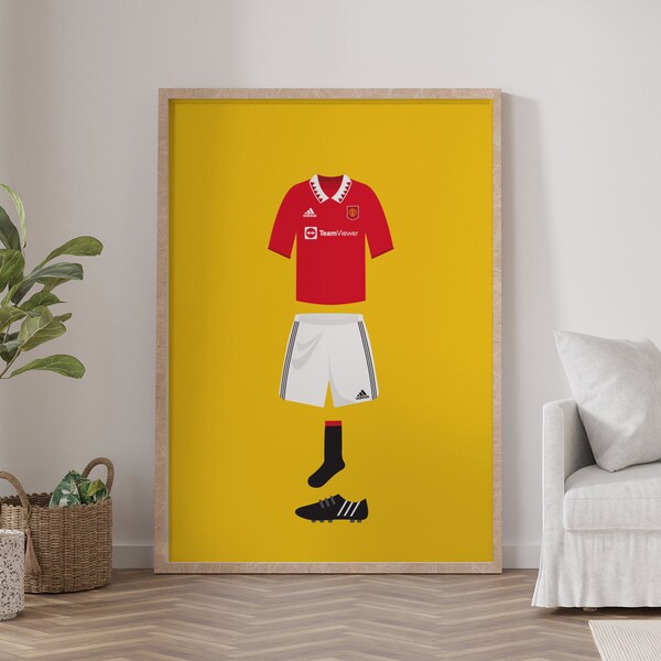 Manchester United Poster - Etsy
