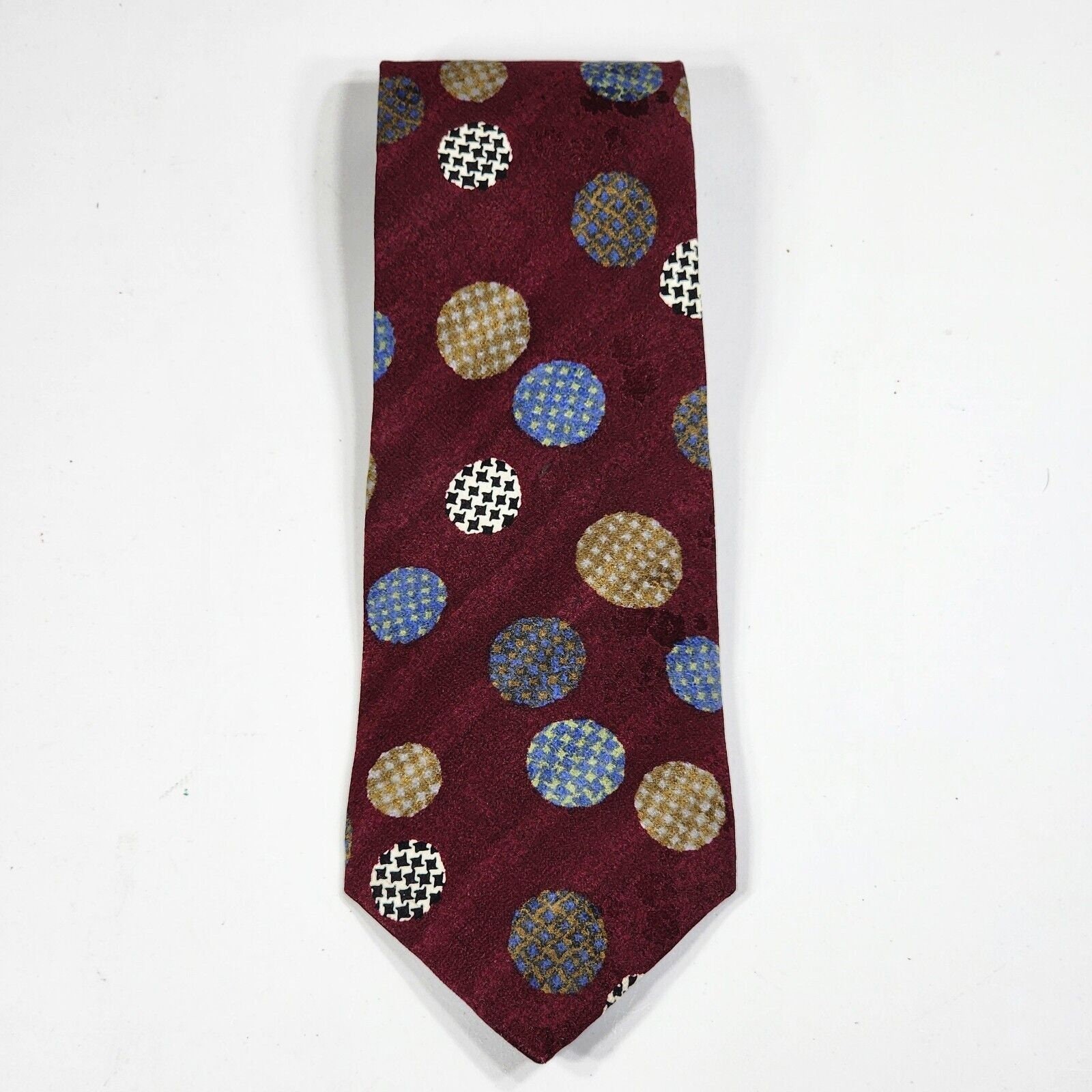 Viaggio Tie Necktie Italian Silk Bordeaux and Syrah Wine Color Shades 4 ...