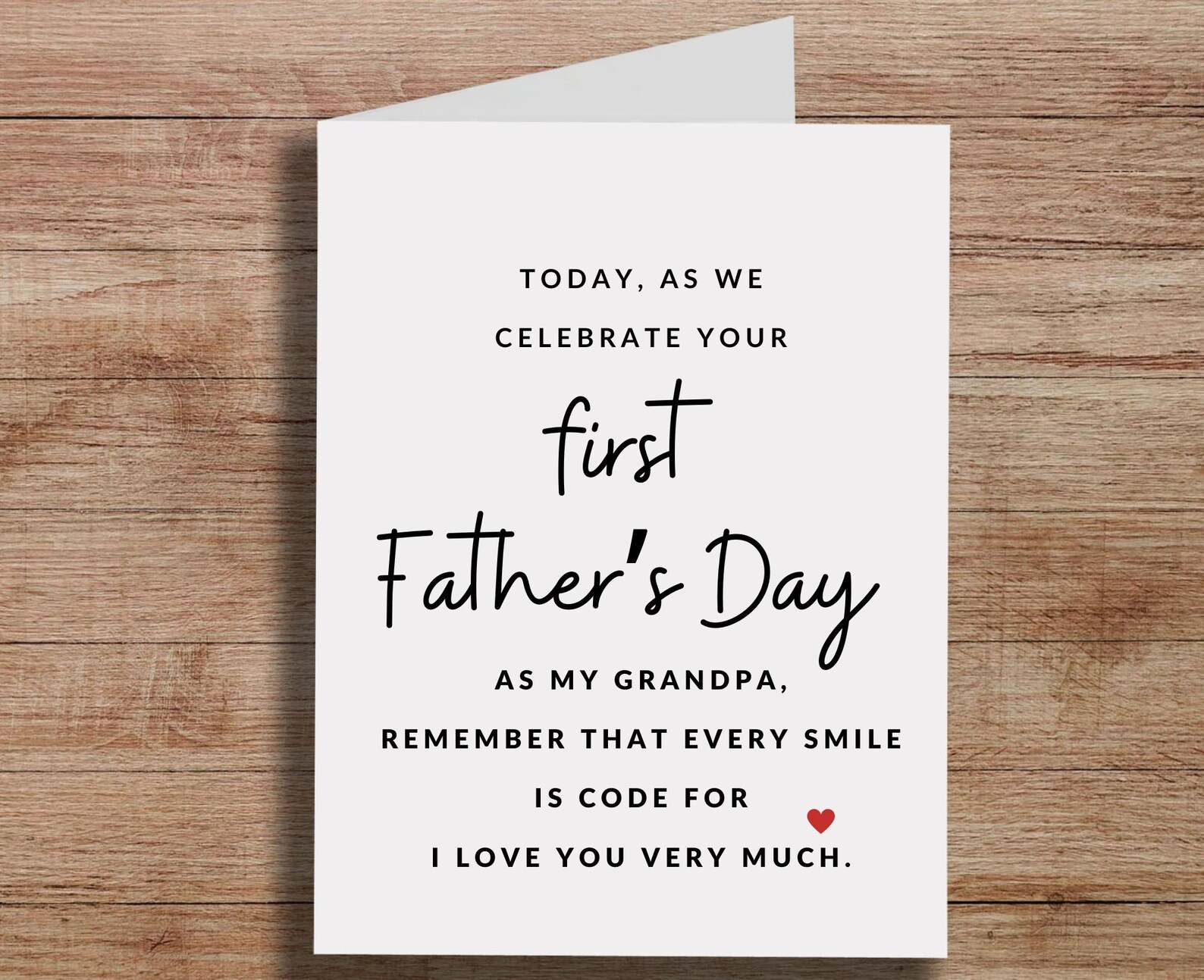 Father's Day Card for First Time Father, Grandpa, Grandma, or Any ...