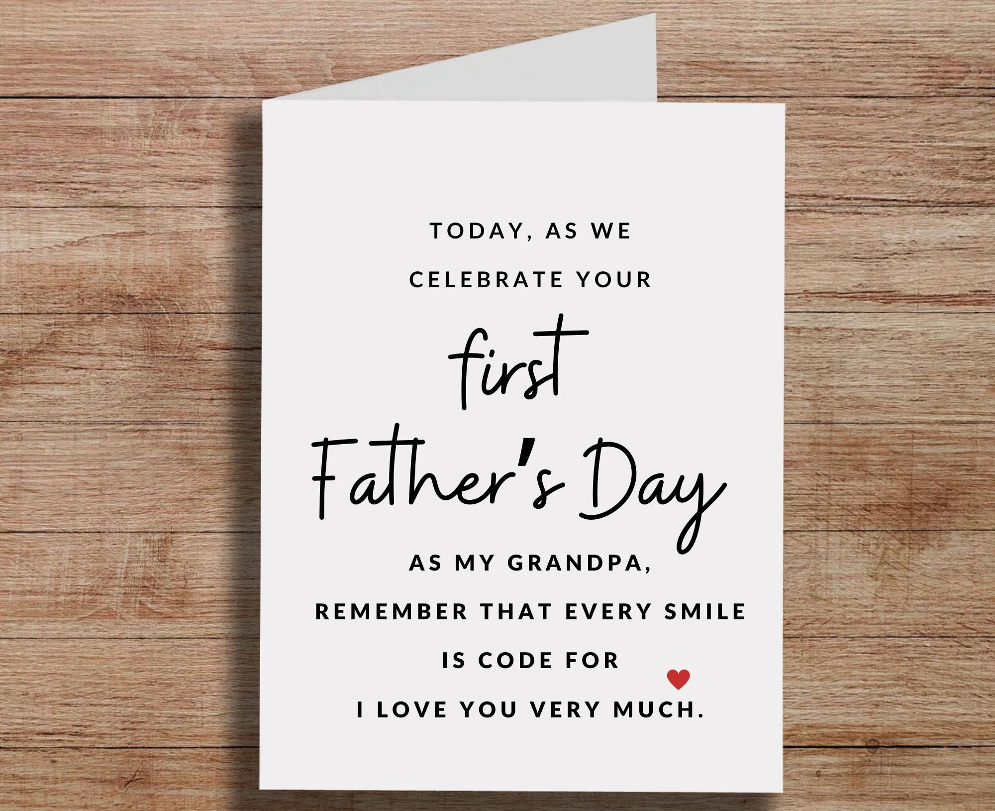 Father's Day Card for First Time Father, Grandpa, Grandma, or Any ...