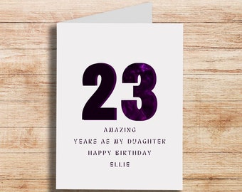 Funny 23rd Birthday Card for Her, Sarcastic Birthday Card for 23rd ...