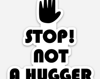 Anti Hug Stickers - Etsy
