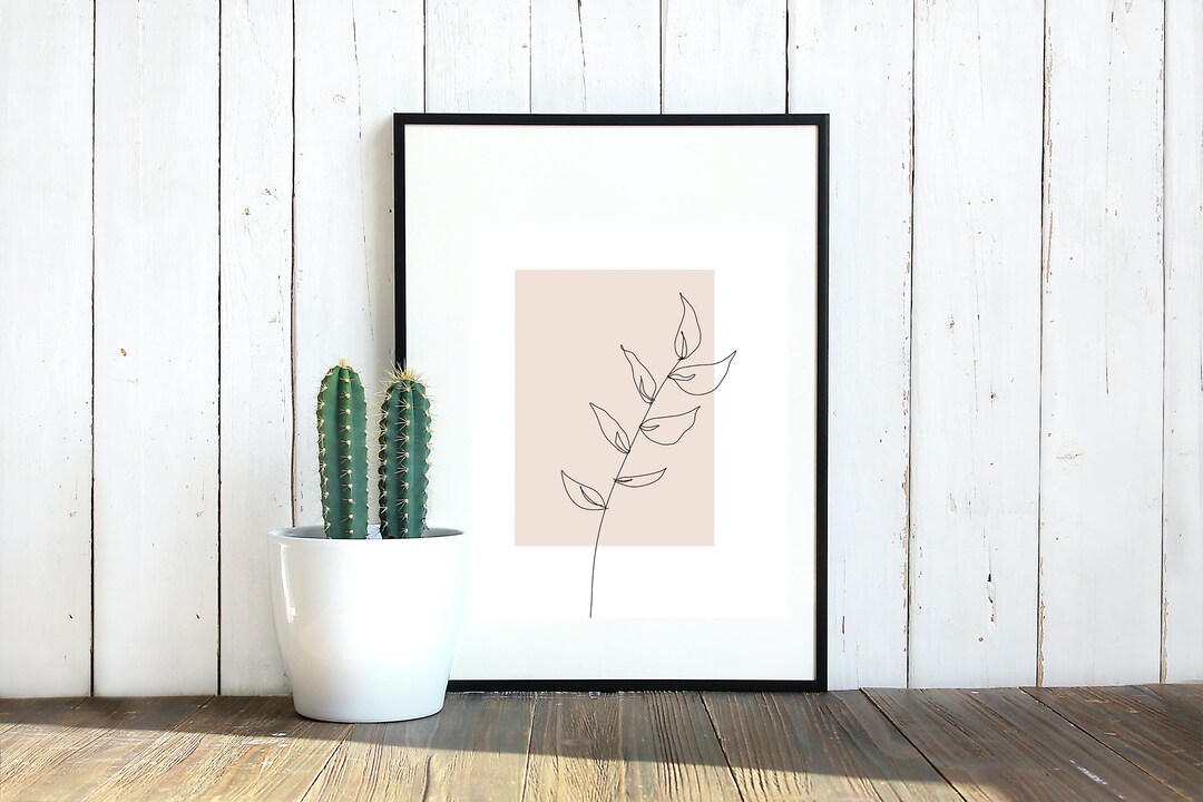 Fern Line Drawing - Etsy