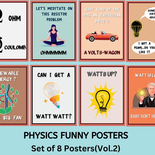 Physics Poster - Etsy