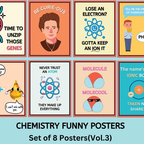 Chemistry Jokes - Etsy
