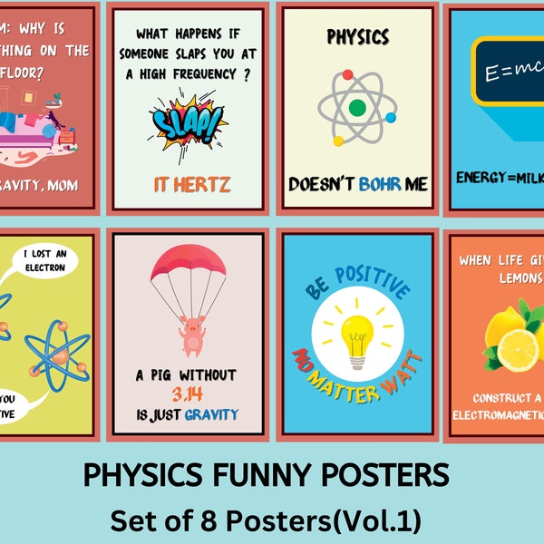 Physics Poster - Etsy