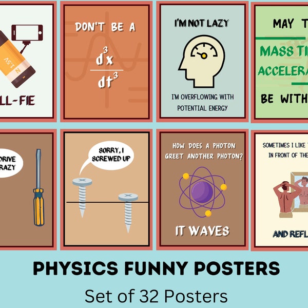 Physics Wall Art - Etsy
