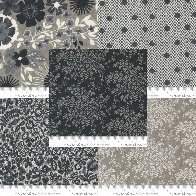 Date Night Fat Quarter Bundle MODA Patchwork Quilting Precut Fabric ...