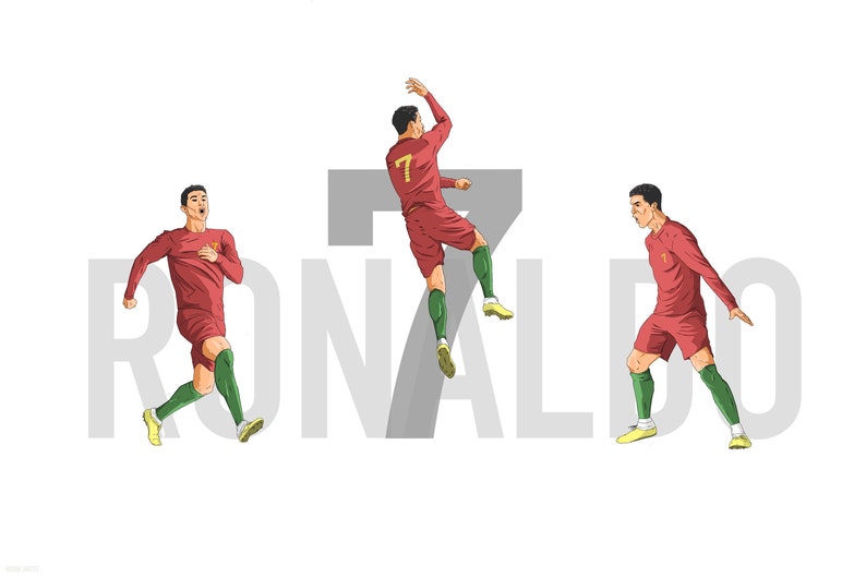 Cristiano Ronaldo Modern Art - Etsy