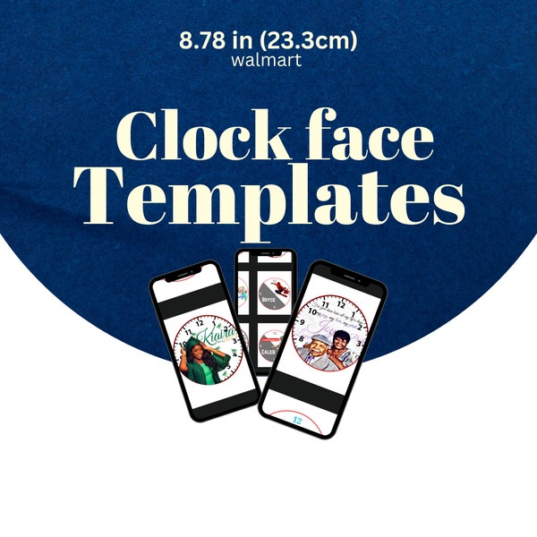 Clock Template - Etsy Canada