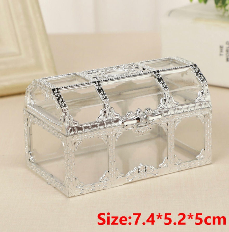 Vintage Transparent Jewelry Box Jewelry Storage - Etsy