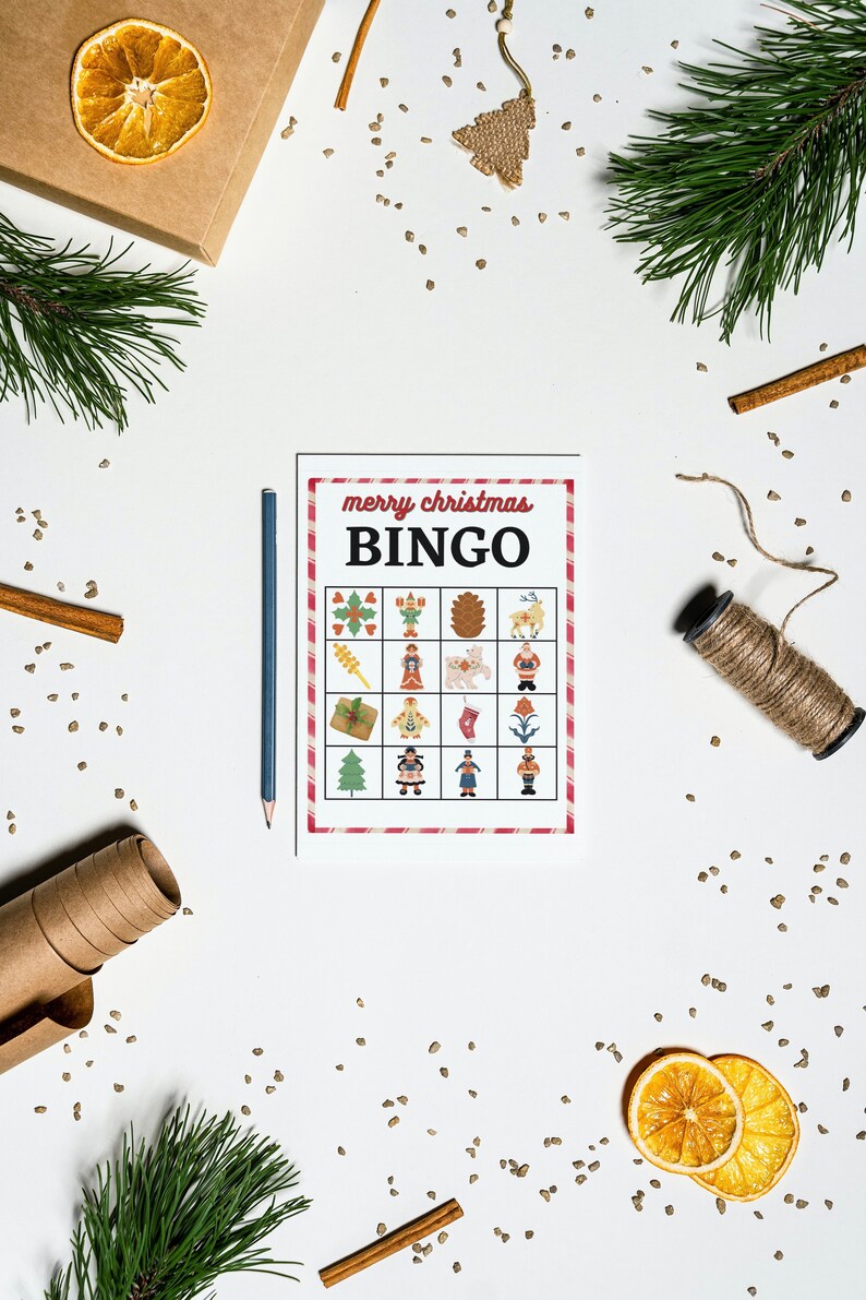 Printable Merry Christmas Bingo - Family Friendly - Etsy
