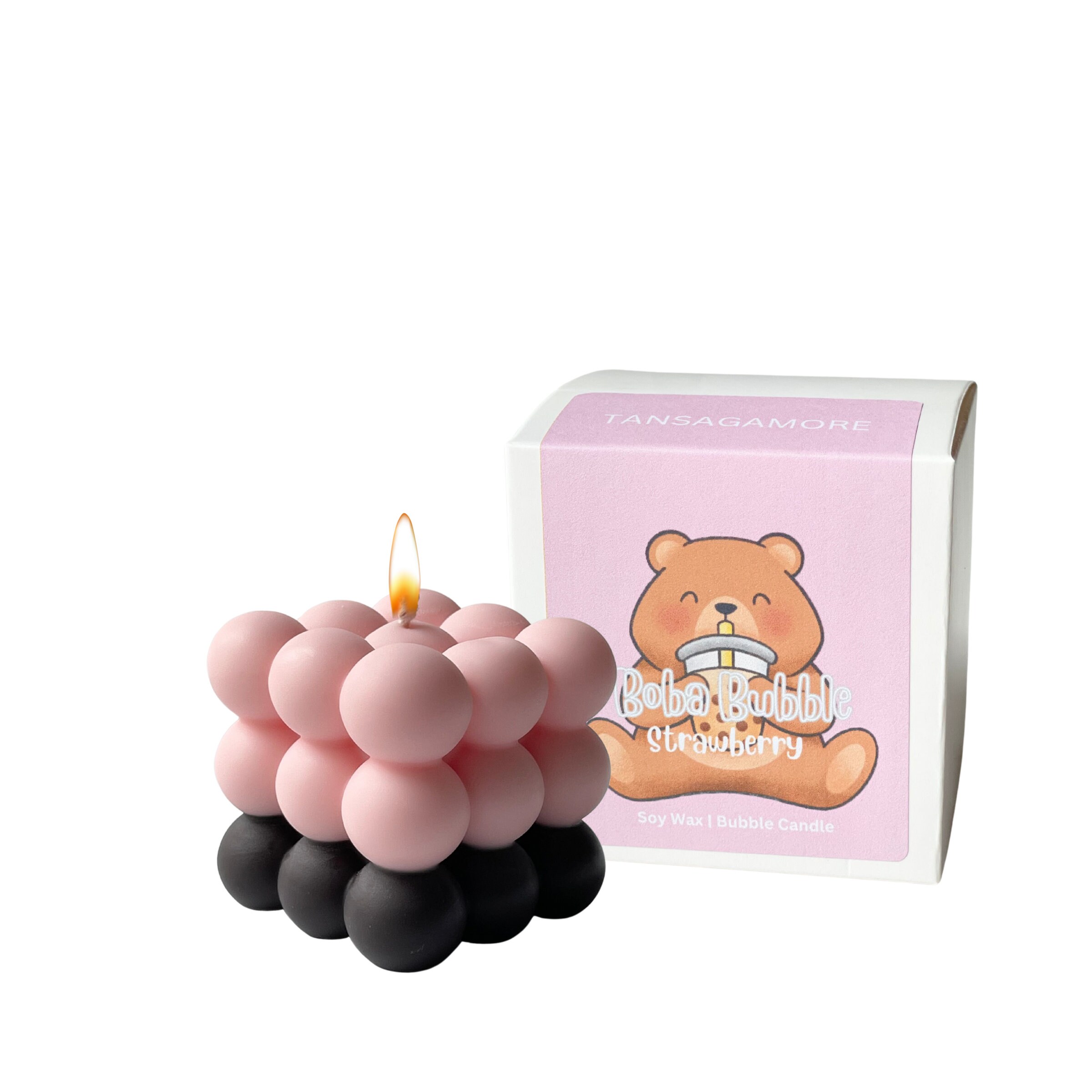 Bubble Tea Inspired Boba Bubble Candle Decorative Scented Soy - Etsy
