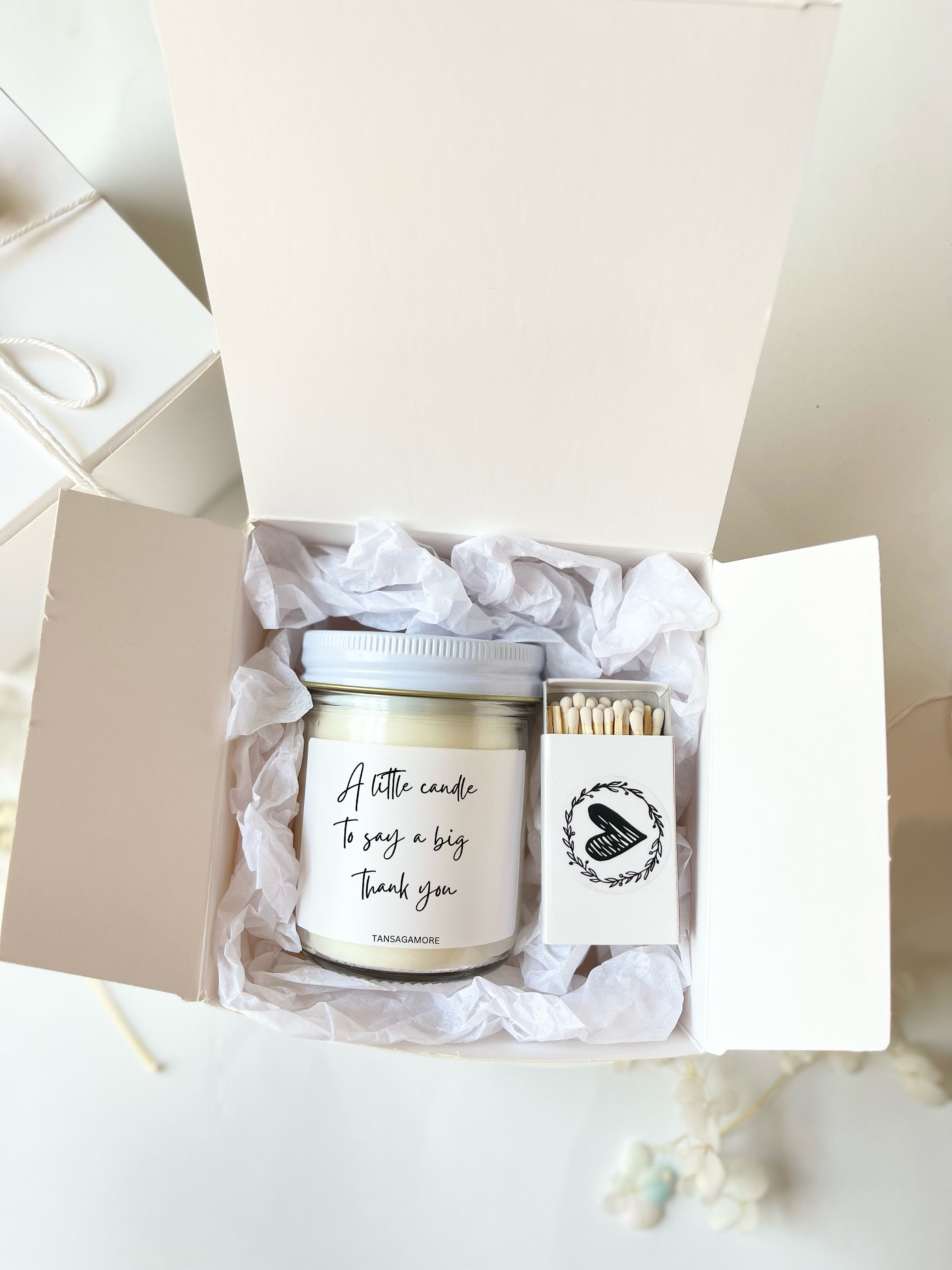 Thank You Candle Appreciation Gift A Small Candle to Say a - Etsy