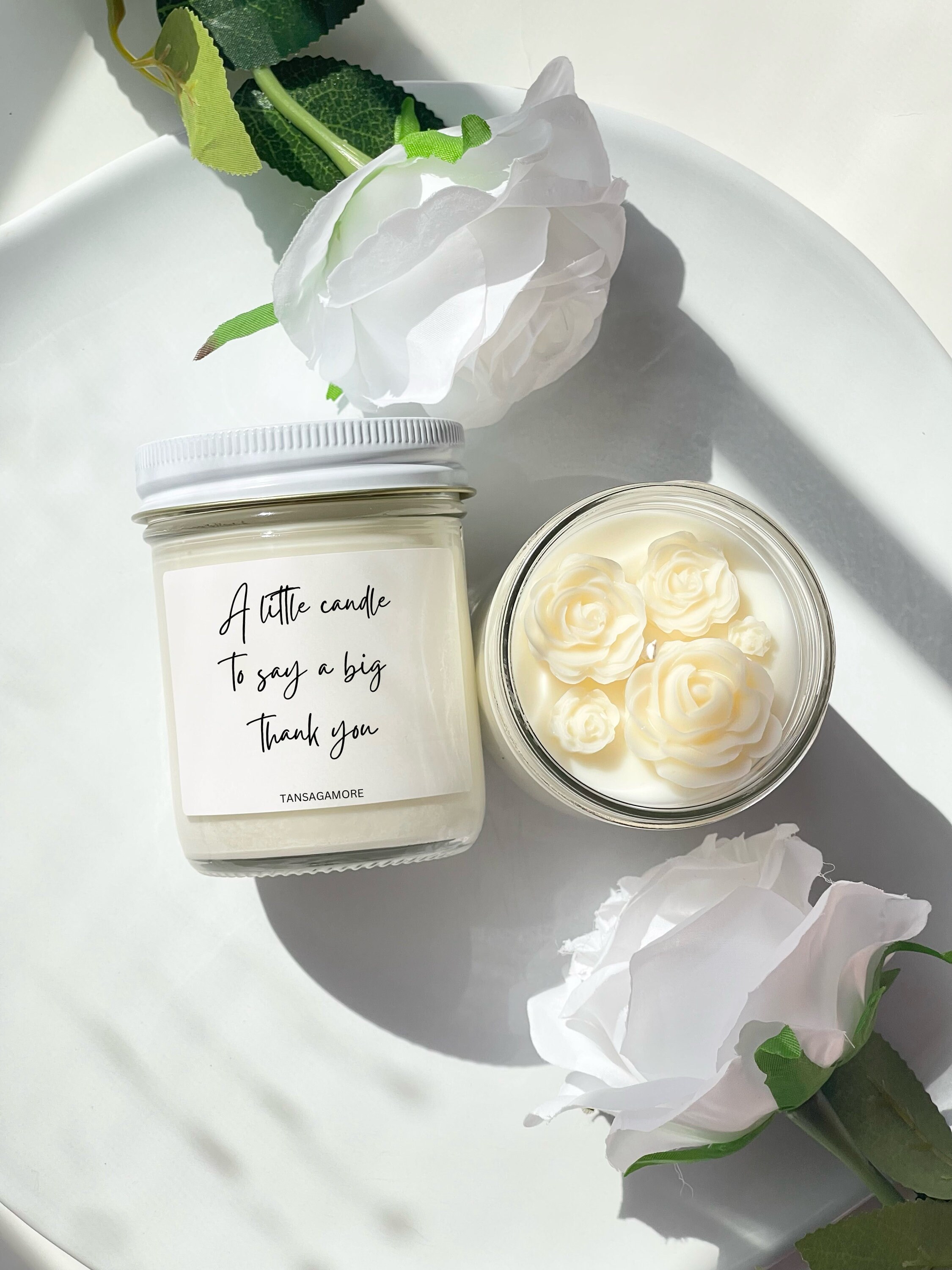 Thank You Candle Appreciation Gift A Small Candle to Say a - Etsy