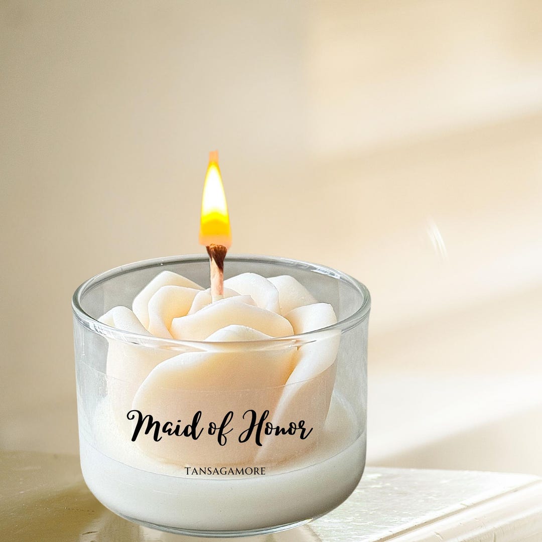 Maid of Honor Gift - Personalized Maid of Honor Candle - Maid of Honor ...