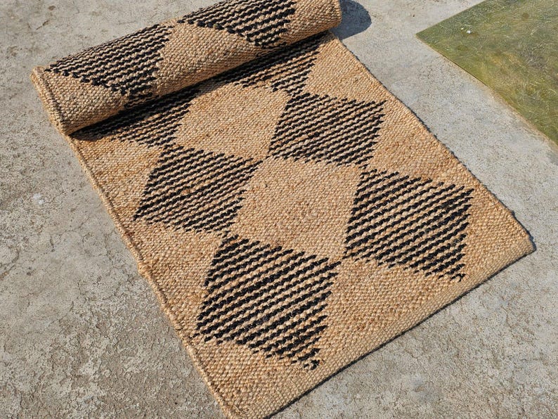 Handmade Jute Runner Rug Stair Hallway Runner Boho Home Decor ...