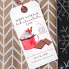 Hot Cocoa Christmas Gift Tag, Sweet Treat for Someone, Sweet Bag Tag ...